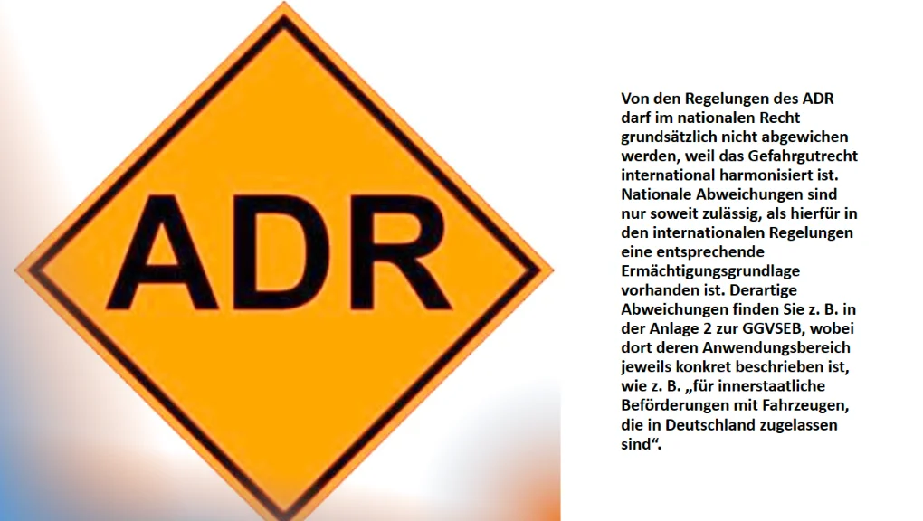 Handwerker-Regelung: Unterweisung nach 1.3 ADR unnötig